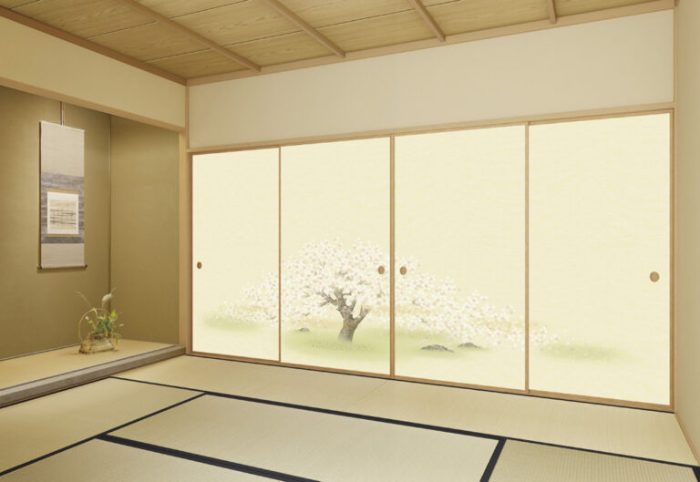 Runon | Siêu phẩm tranh vải dán tường Fusuma của Nhật